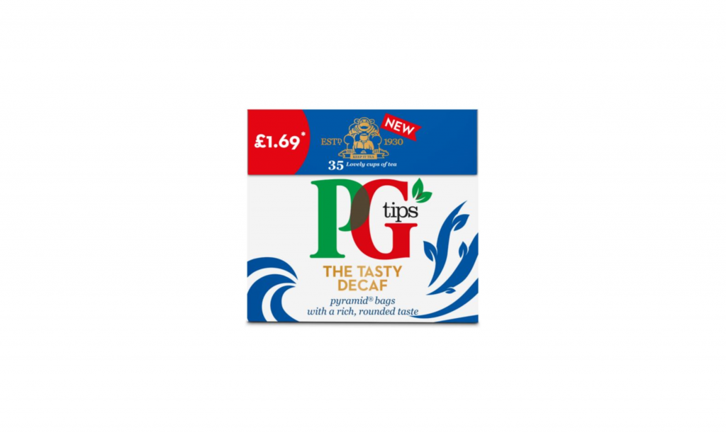 PG tips launches price-marked packs for Decaf variant | Talking Retail