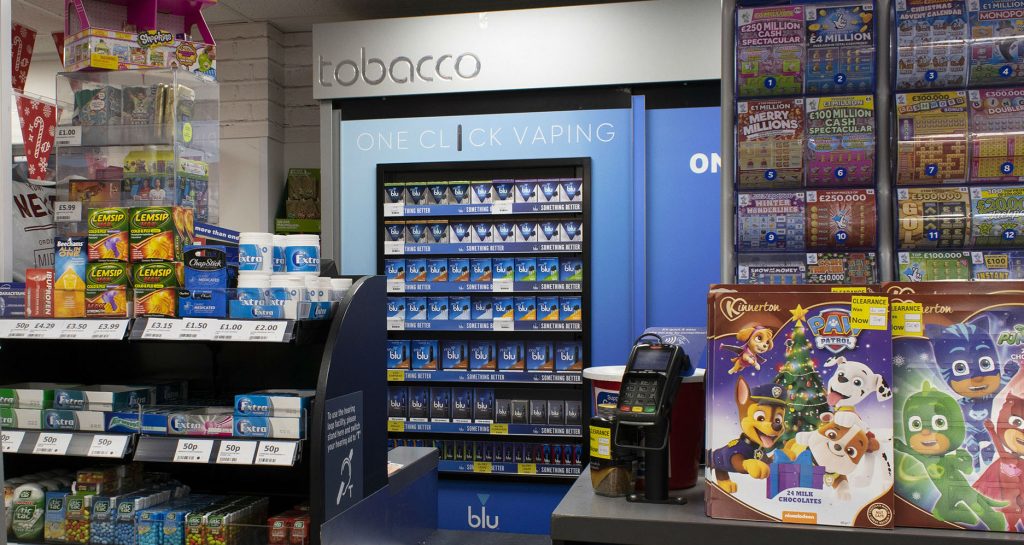 One Stop stores install Imperial Tobacco vaping display | Talking Retail