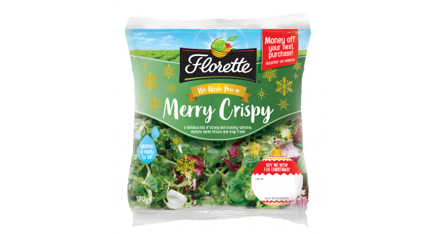 Florette rolls-out Christmas packaging