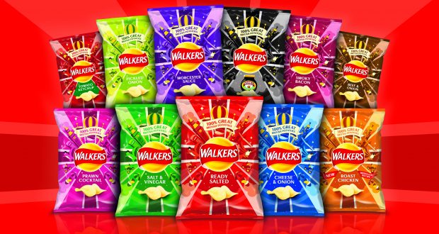 Walkers unveils new packaging for core range