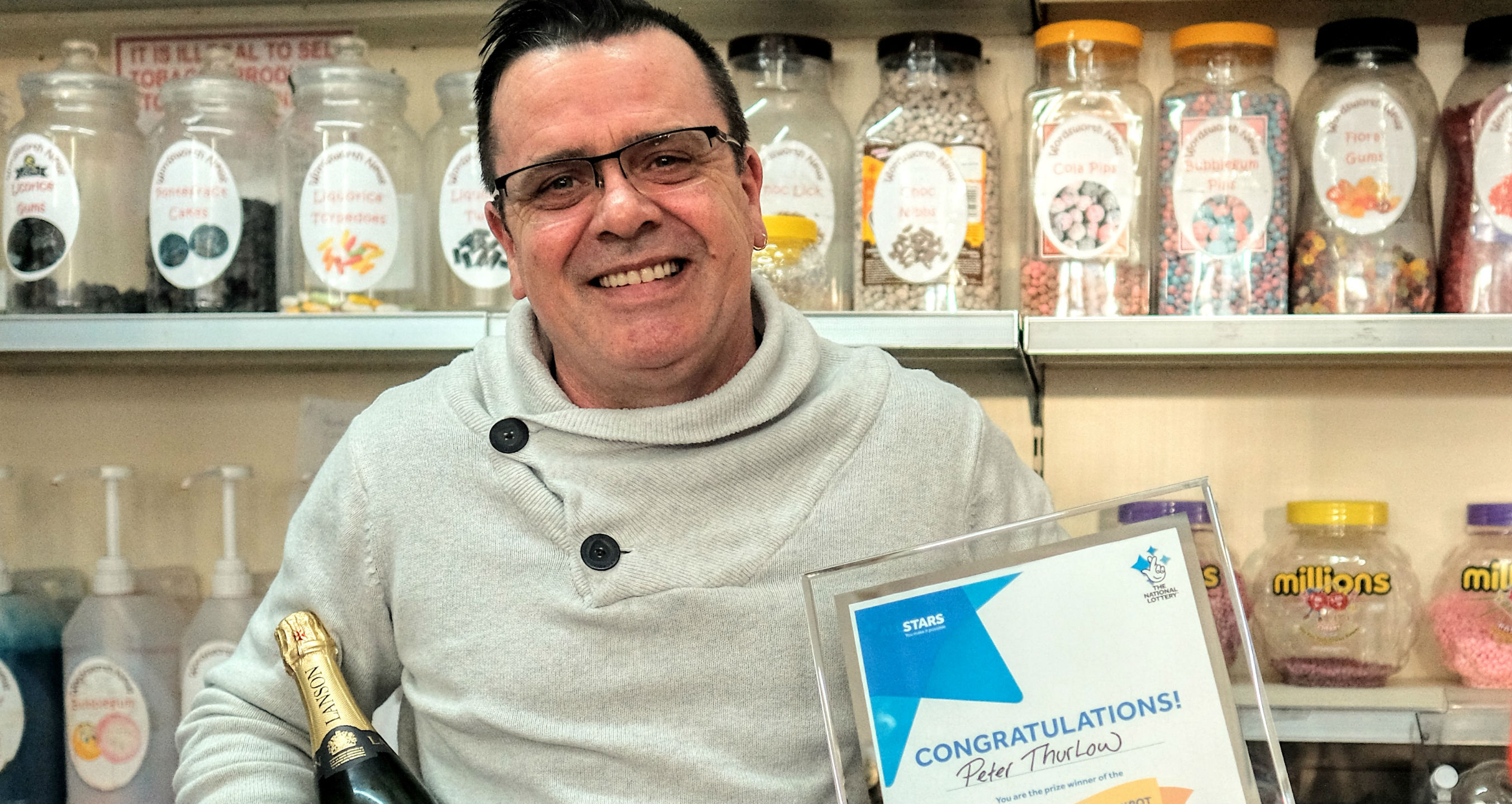 Huddersfield retailer wins Camelot's £10k prize | Talking Retail