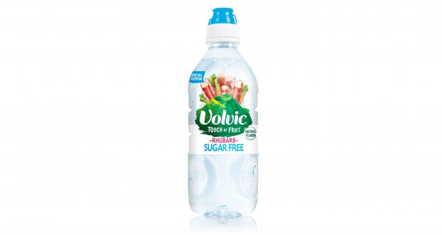 Volvic adds Rhubarb flavour to sugar free range