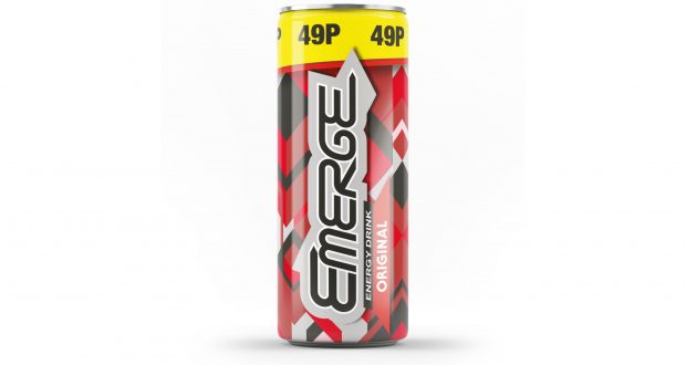 Emerge unveils new price-marked packs for energy drinks
