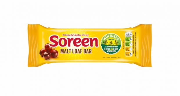 Soreen encourages Brits to get active with bike promotion