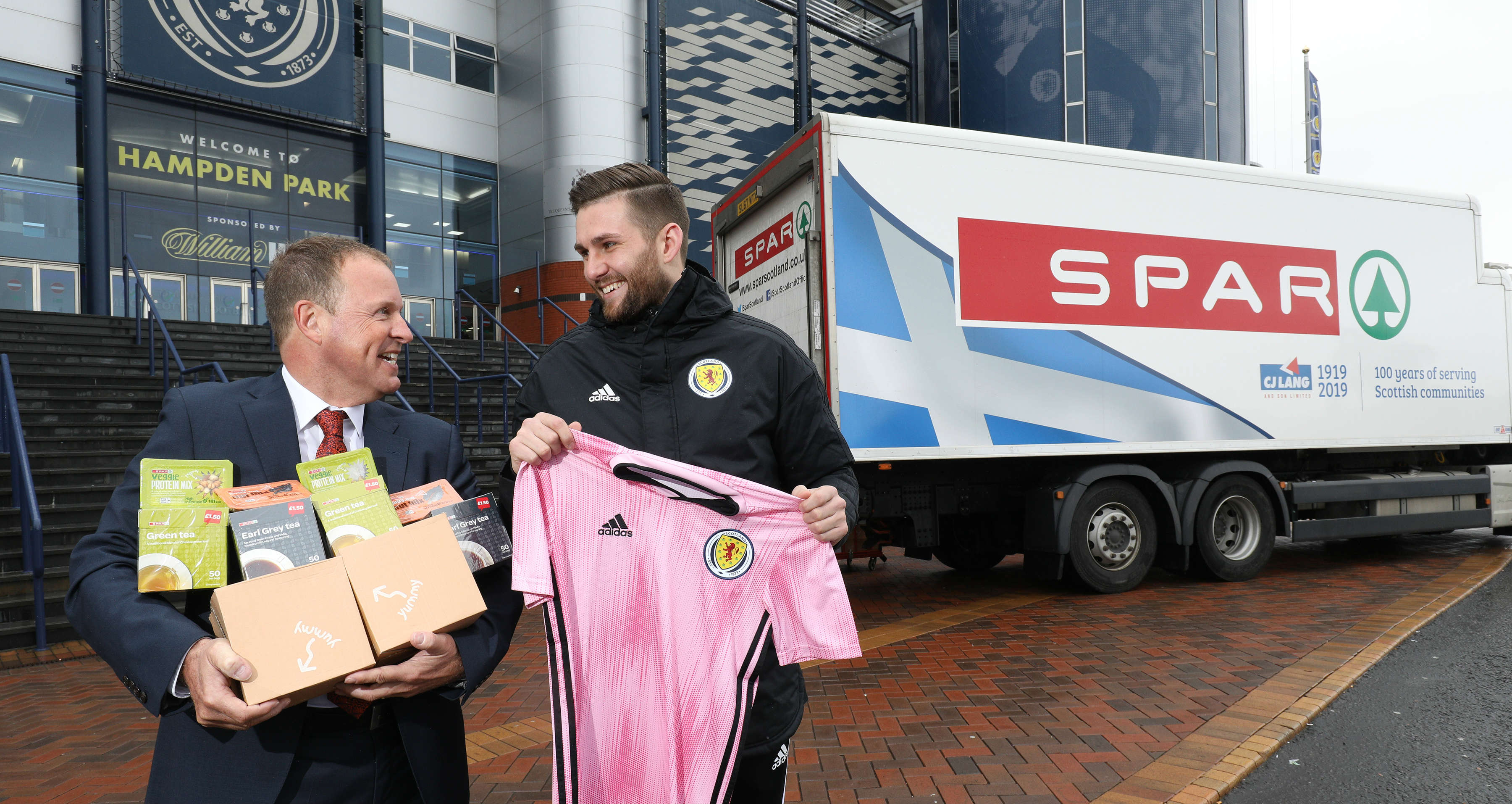 Spar Scotland delivers to national football team | Talking Retail