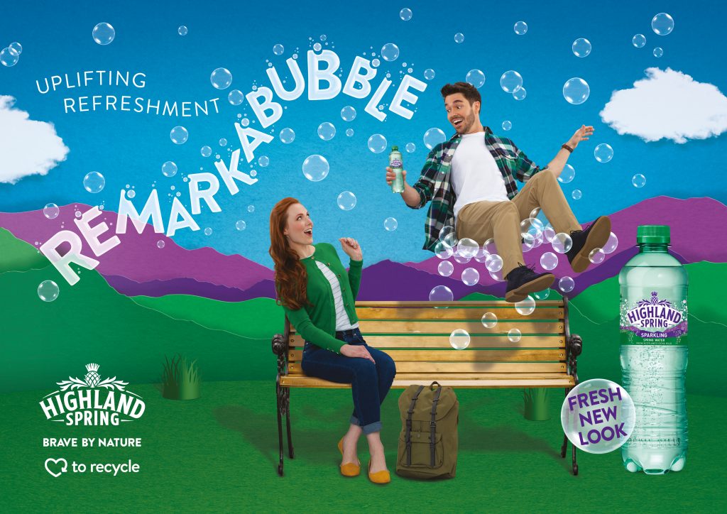 Highland Spring celebrates sparkling water with new campaign | Talking ...
