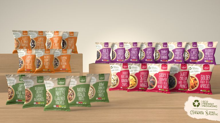 Evolution Foods rolls out plastic-free packaging for snacking range ...