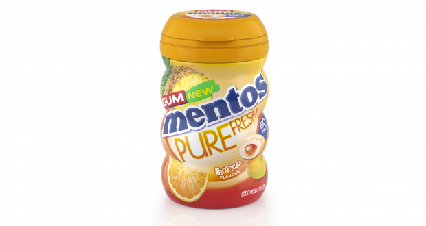 Mentos adds fruity flavours to gum range