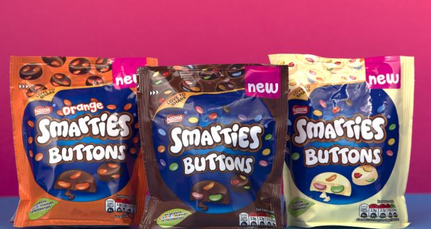 Nestlé unveils Smarties Buttons
