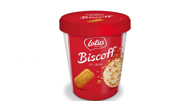 Lotus Biscoff adds tub format to ice-cream portfolio