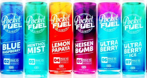 Vapouriz refreshes Pocket Fuel e-liquids