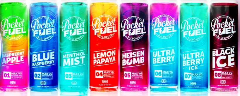 Vapouriz refreshes Pocket Fuel e-liquids | Talking Retail