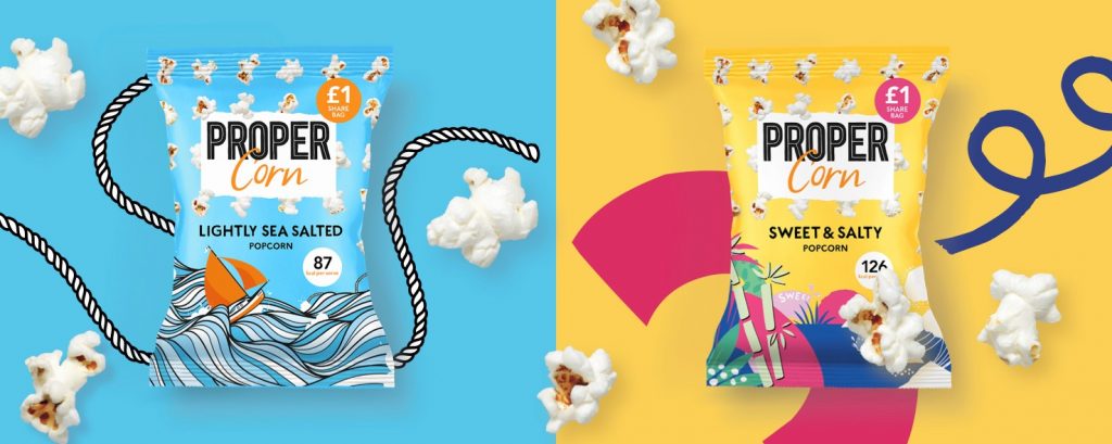 Propercorn adds price-marked packs to popcorn range | Talking Retail