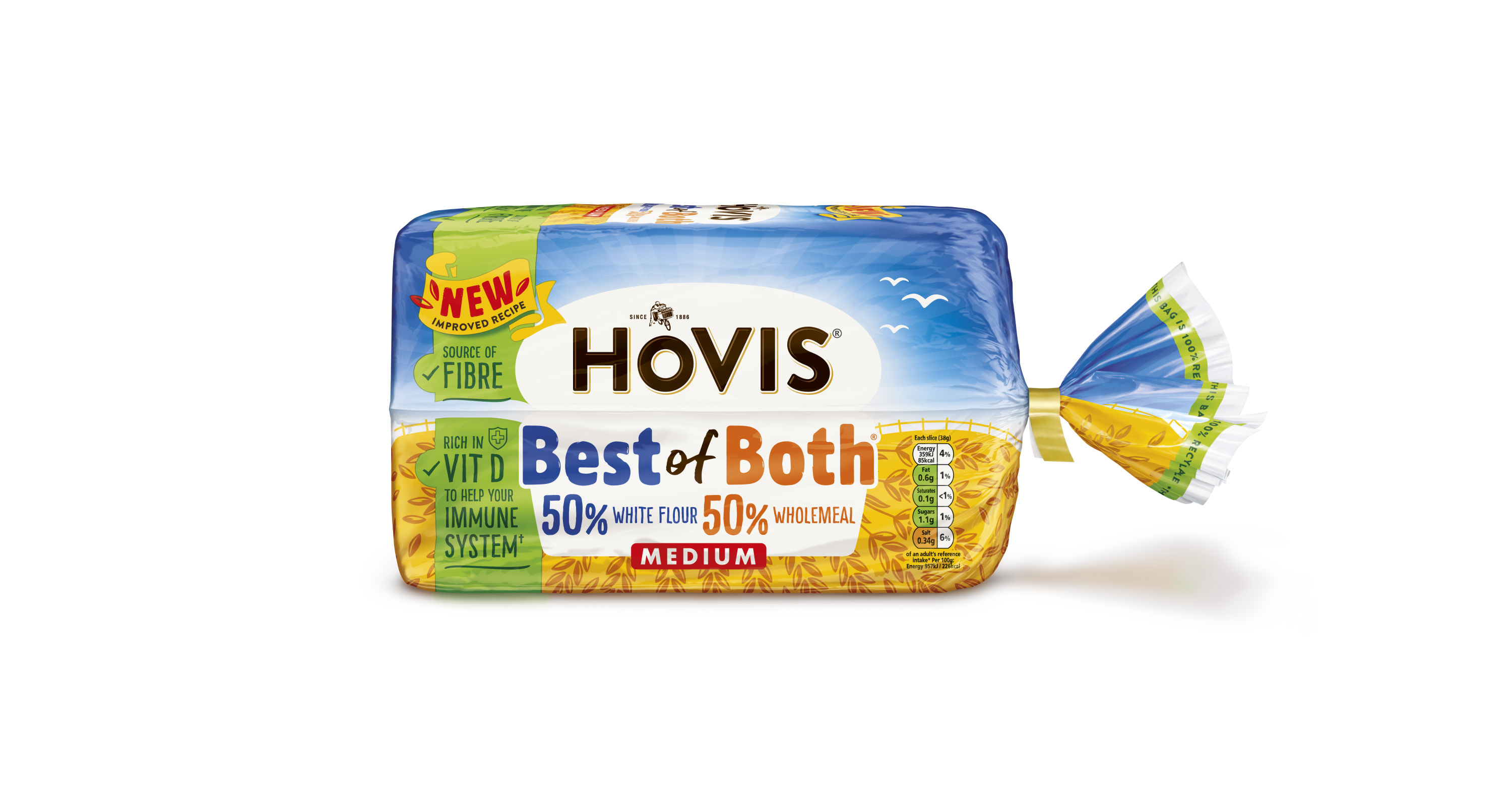 Hovis adds vitamin D to Best of Both loaves | Talking Retail