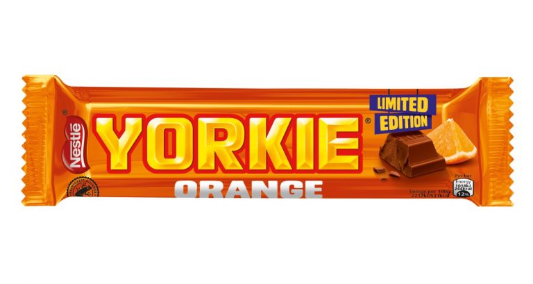 Nestlé unveils limited edition orange Yorkie | Talking Retail