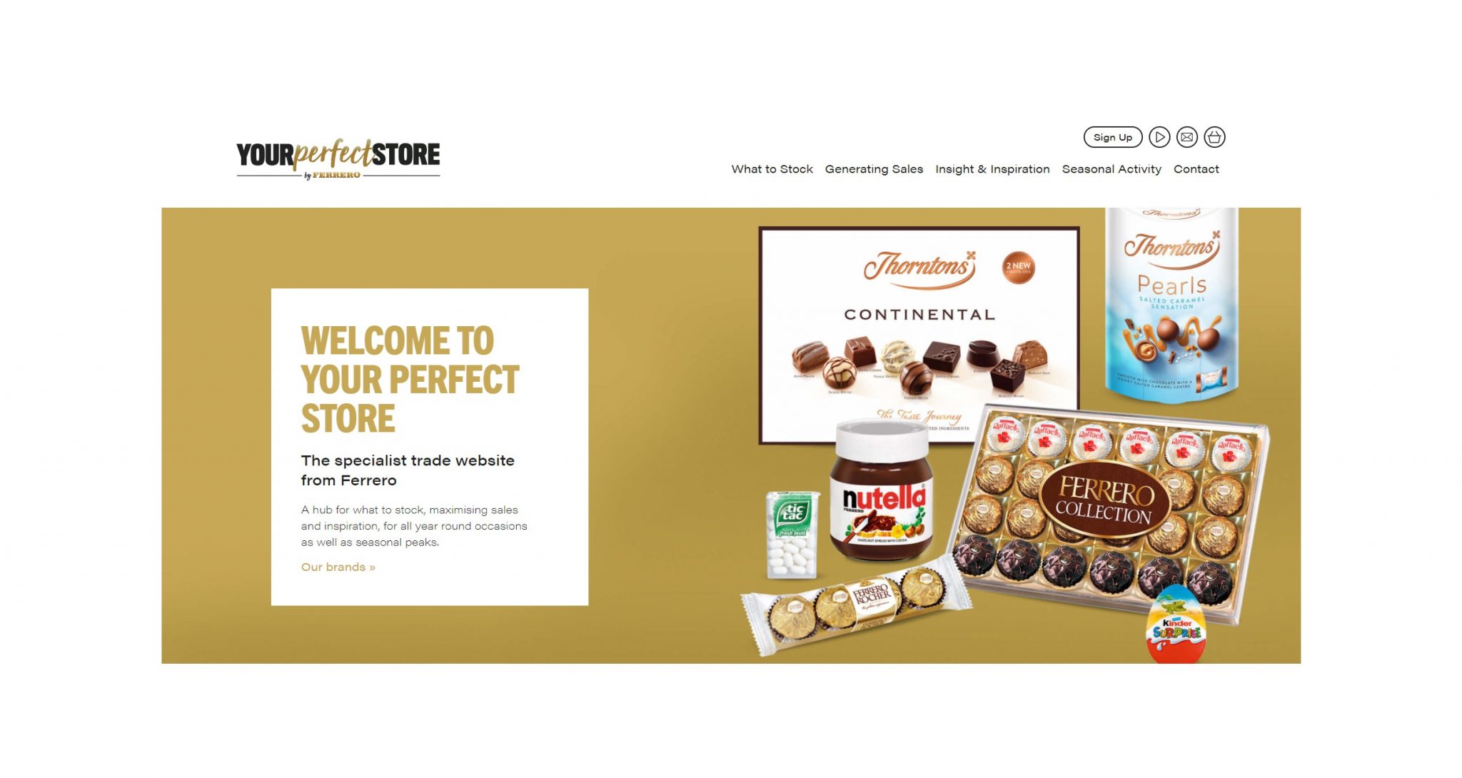 Ferrero makes retailer website more accessible | Talking Retail