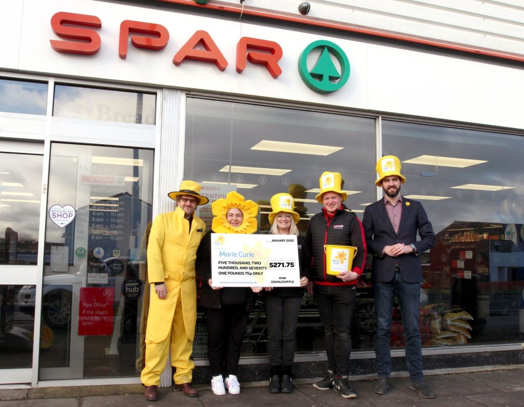 Spars supplied by James Hall give more than £500,000 to cancer charity ...
