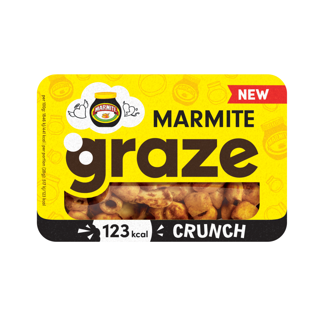 Graze introduces grab-and-go size Marmite Crunch snack | Talking Retail