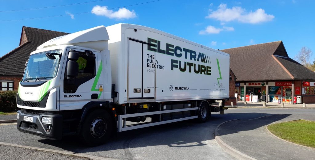 Blakemore tries out an electric truck to add to its electric vans ...