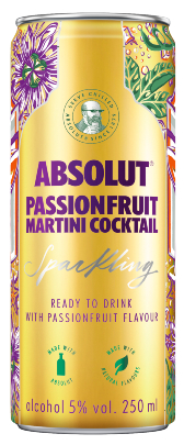 Absolut introduces RTD Passionfruit Martini Cocktail | Talking Retail