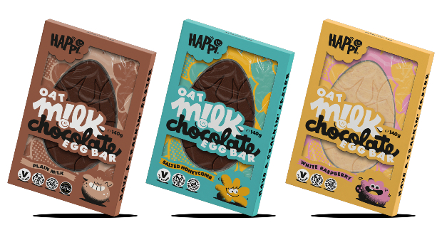 Happi launches oat milk-based Easter Egg Bars | Talking Retail