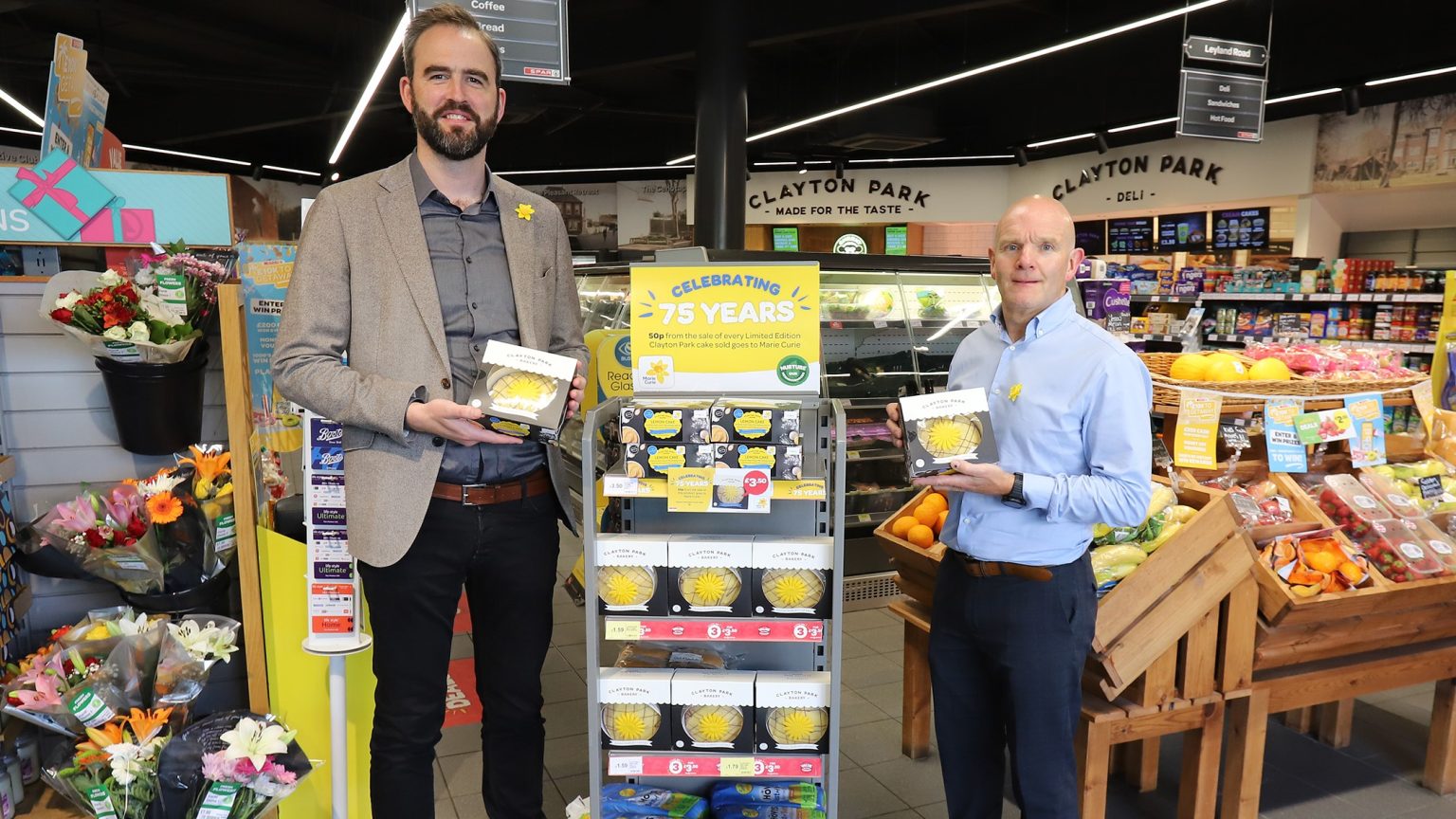 Special edition cake raises funds for Marie Curie charity | Talking Retail