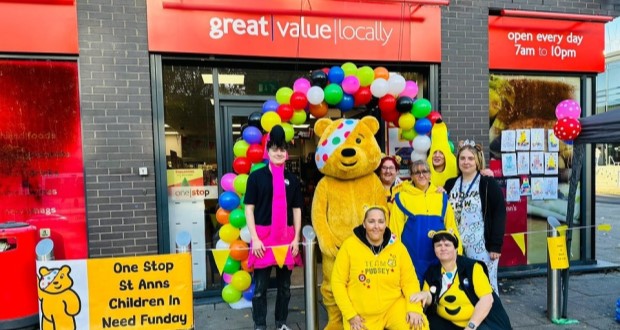 One Stop raises record-breaking total for BBC Children in Need ...