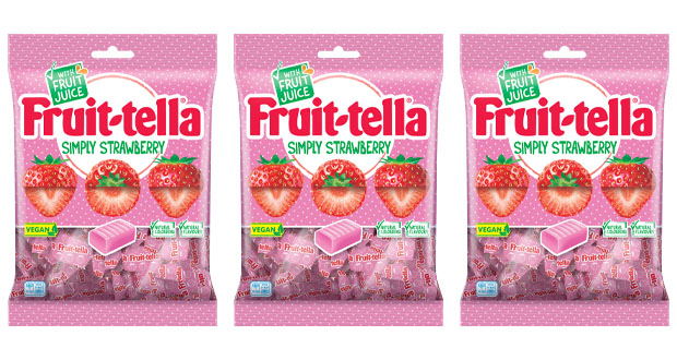 Fruit-tella Simply Strawberry available in sharing bag format | Talking ...