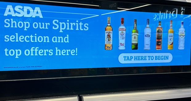 Asda’s c-stores trialling display screens for spirits sales | Talking ...