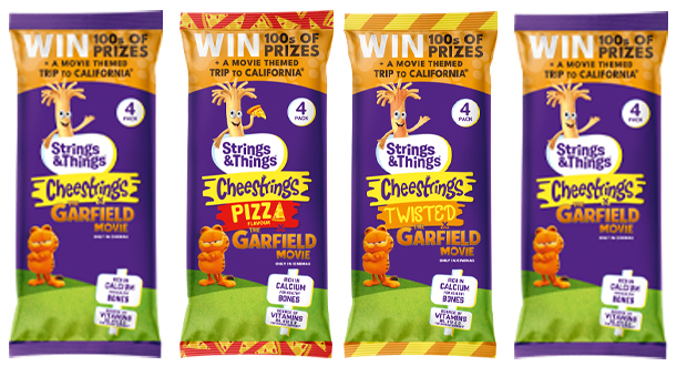 Strings & Things new campaign and collaboration with The Garfield Movie ...