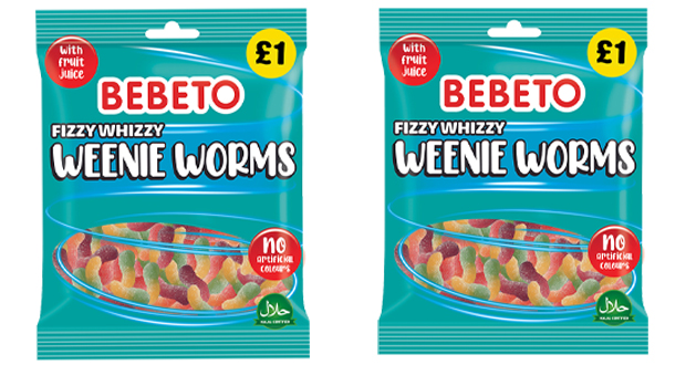 New Bebeto Fizzy Whizzy Weenie Worms PMP | Talking Retail