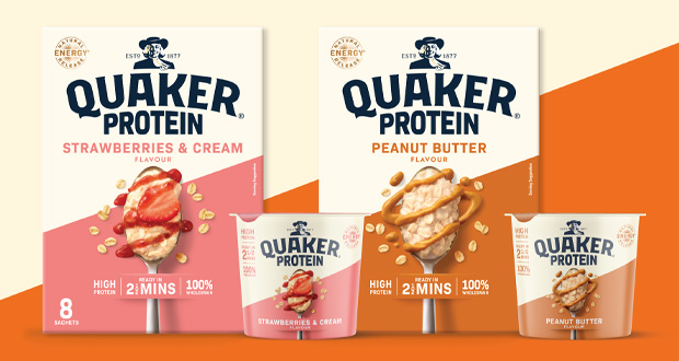 Quaker adds Strawberries and Cream to Protein range | Talking Retail