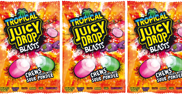 Bazooka Candy Brands launches new Juicy Drop Blasts Tropical | Talking ...