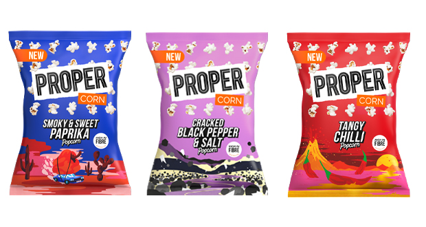 Proper Snacks introduces trio of new Propercorn flavours | Talking Retail
