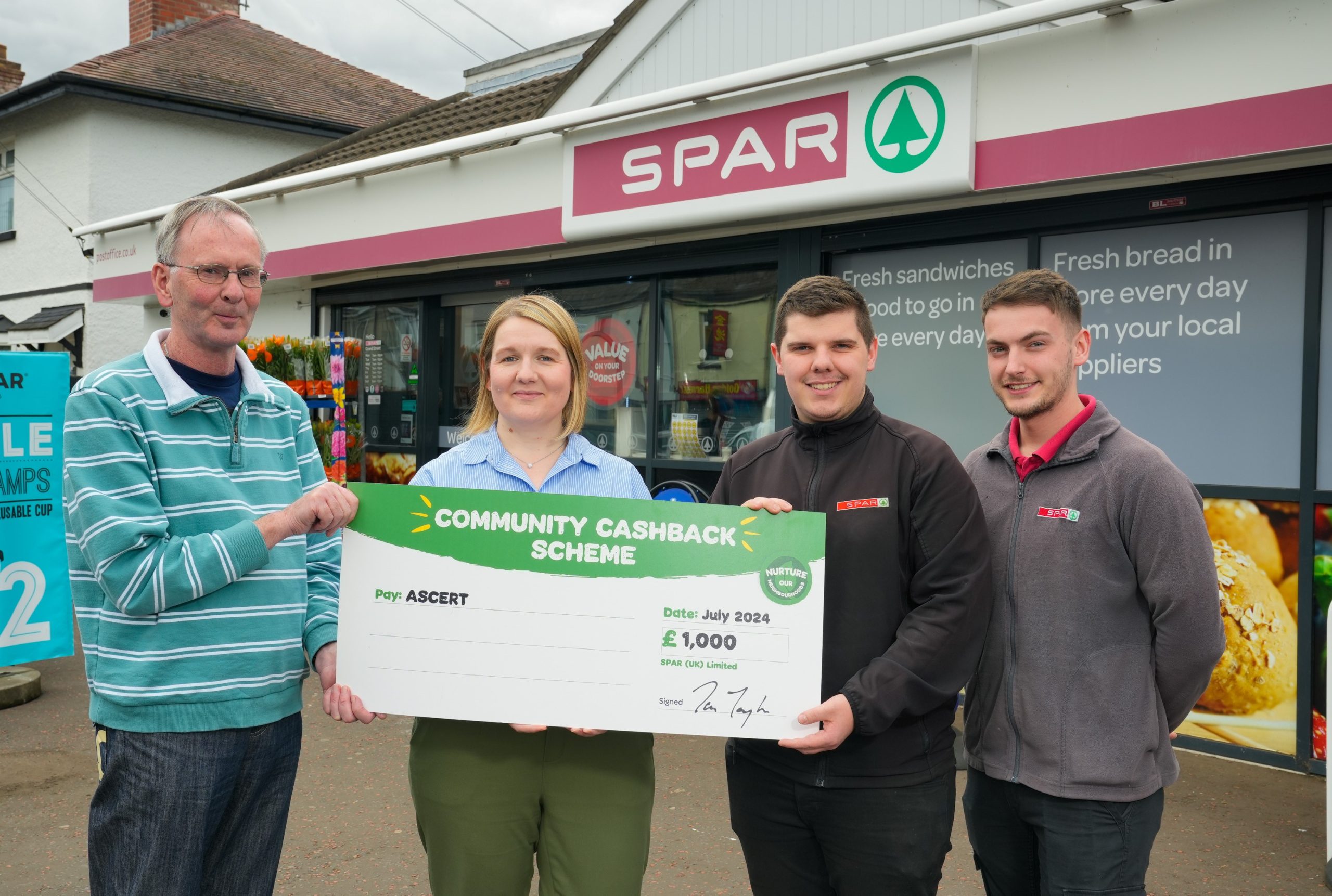 Spar awards £100,000 to charities as part of Community Cashback Scheme ...