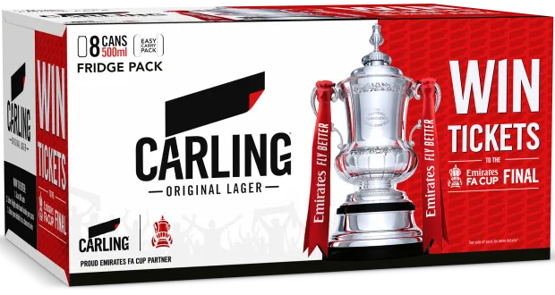 Carling Emirates FA Cup on-pack promotion returns plus new trivia ...