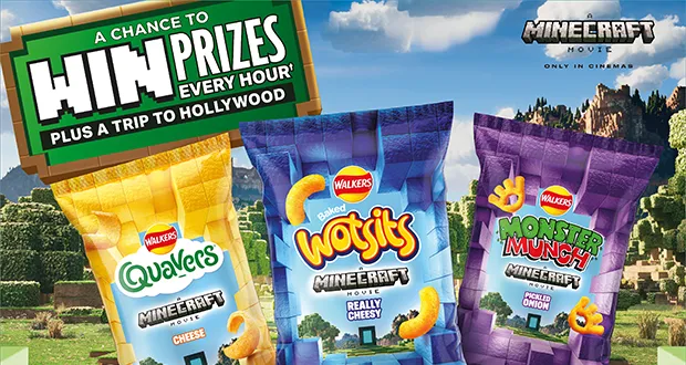 Walkers Snacks launches on-pack A Minecraft Movie promotion | Talking ...