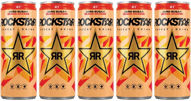 Rockstar Energy unveils Blood Orange Zero Sugar in 330ml PMP can ...