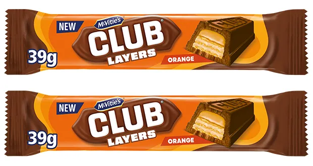 Pladis introduces McVitie's Club Layers Orange | Talking Retail