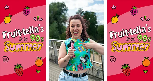 Fruit-tella teams up with Dani Harmer in 90s promo | Talking Retail
