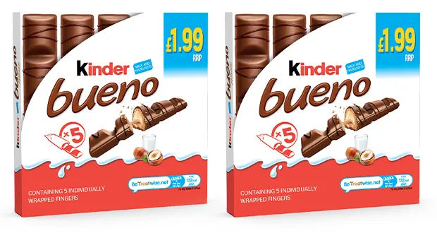 Ferrero unveils Kinder Bueno Multipack exclusively for convenience ...