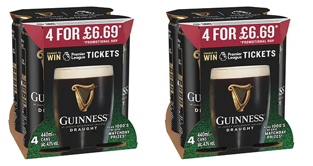 Guinness launches on-pack Premier League promo exclusive to convenience ...