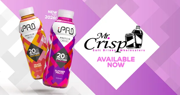 IPro Protein Water now available through Mr Crisp | Talking Retail